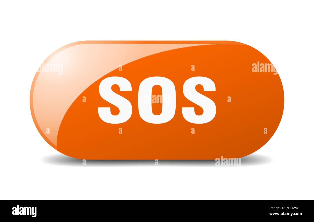 sos button. sos sign. key. push button Stock Vector Image & Art - Alamy