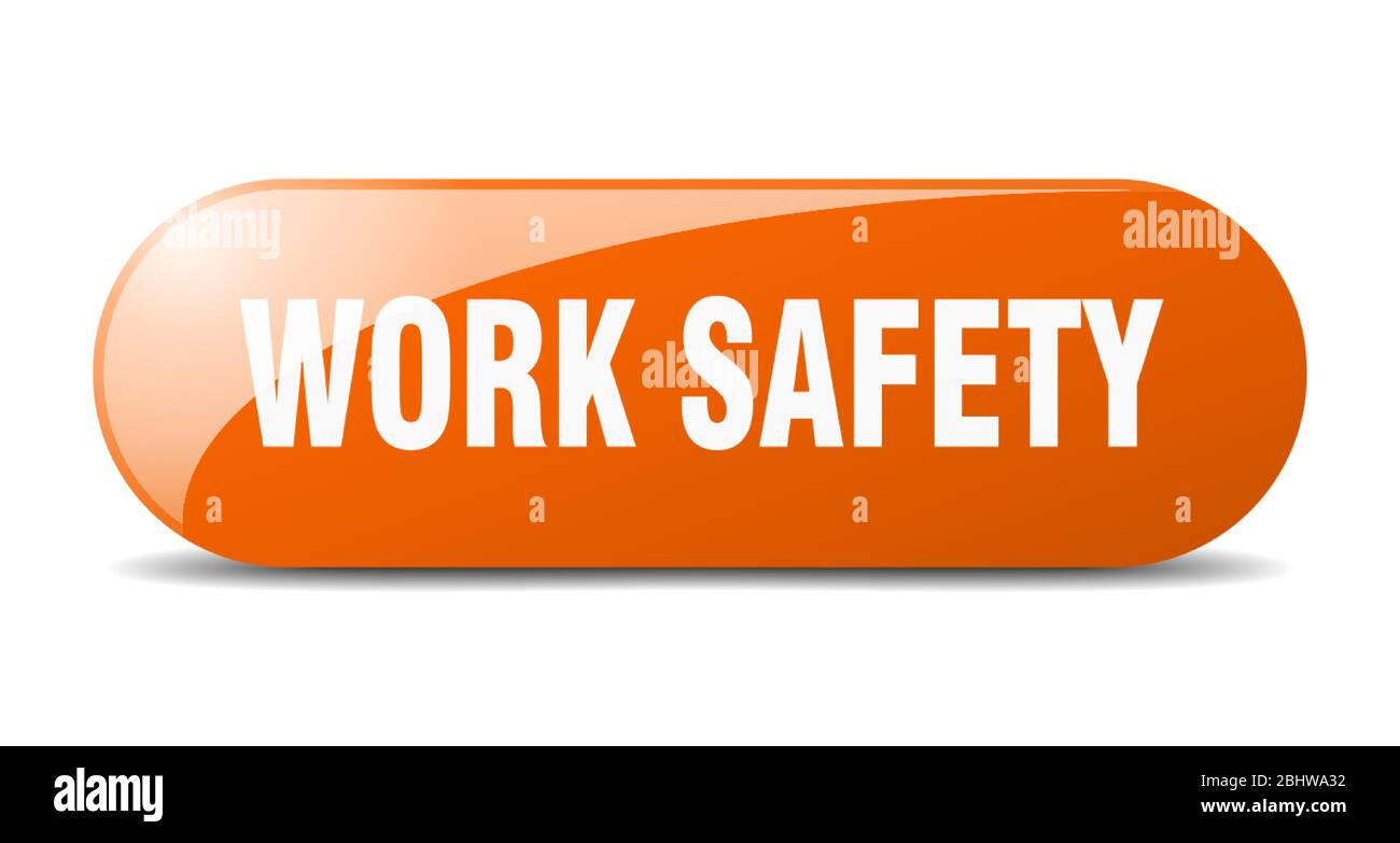 work safety button. work safety sign. key. push button Stock Vector ...
