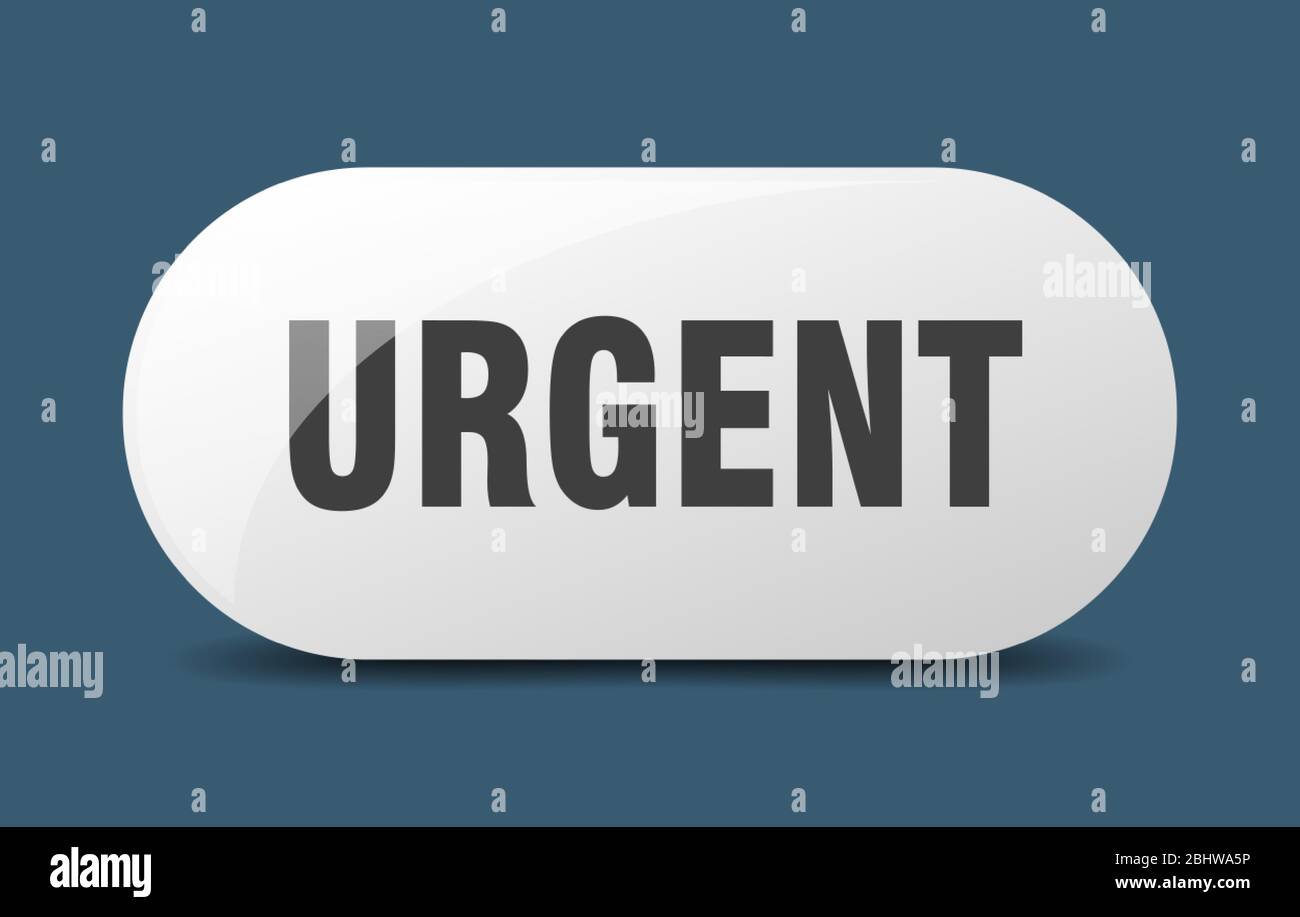 urgent button. urgent sign. key. push button Stock Vector Image & Art ...