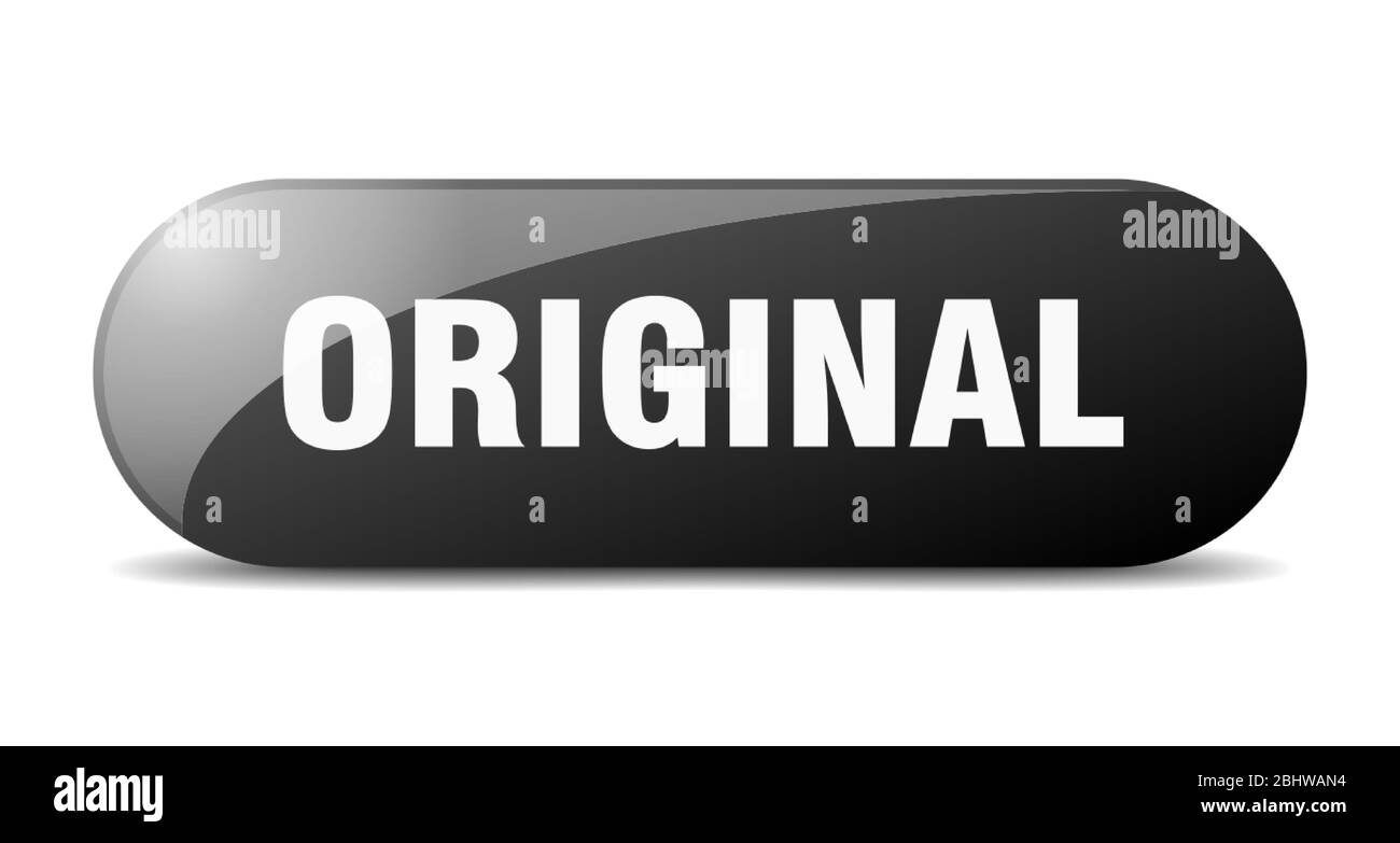 original button. original sign. key. push button Stock Vector Image ...