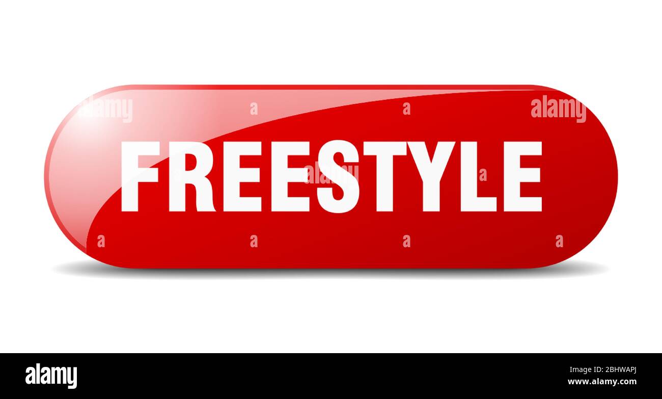 freestyle button. freestyle sign. key. push button Stock Vector Image ...