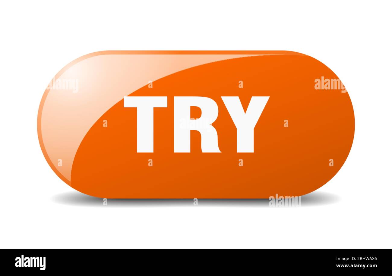 try button. try sign. key. push button Stock Vector Image & Art - Alamy
