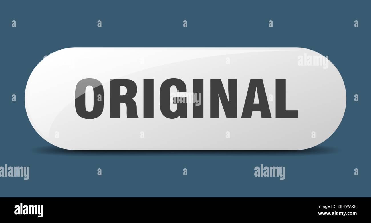 original button. original sign. key. push button Stock Vector Image & Art - Alamy