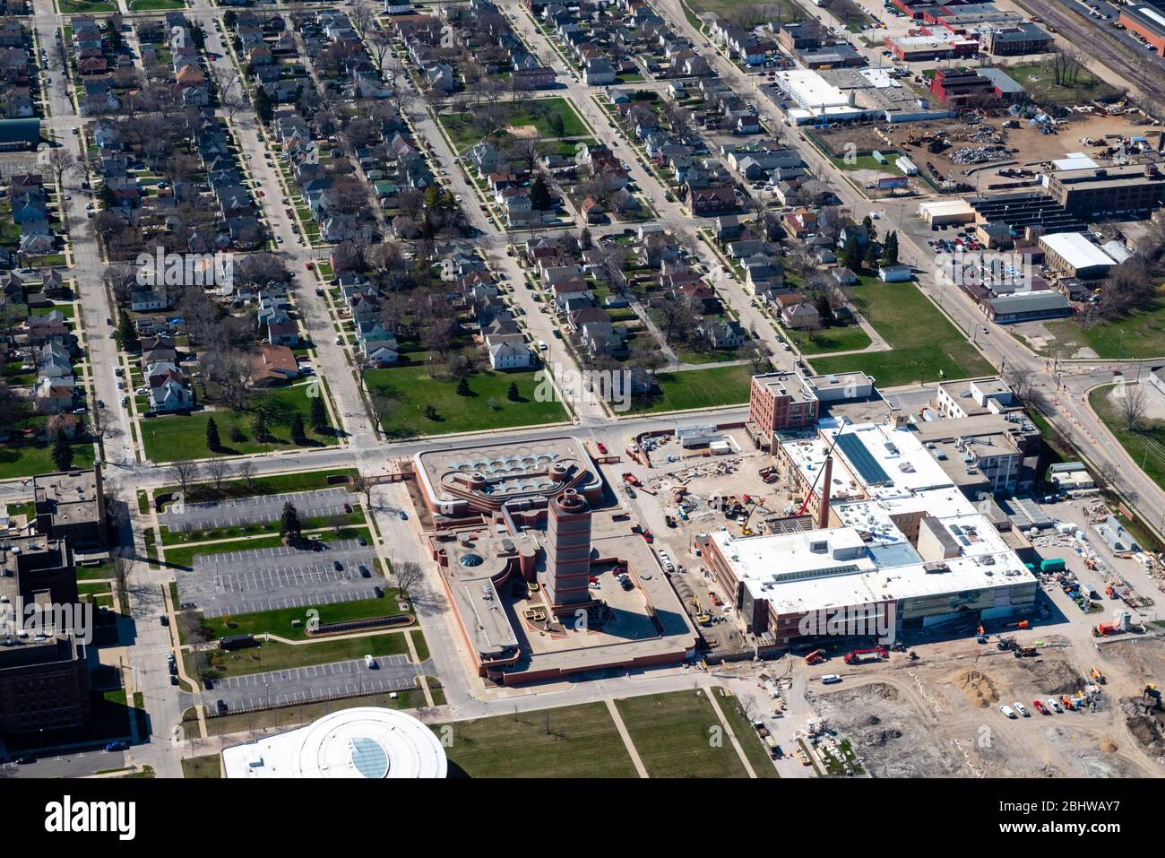 Frank lloyd wright johnson house hi-res stock photography and images ...