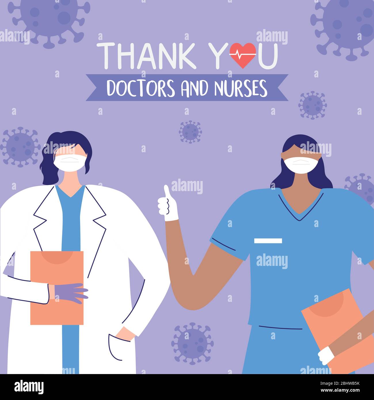 thanks, doctors, nurses, female physician and nurse staff medical ...