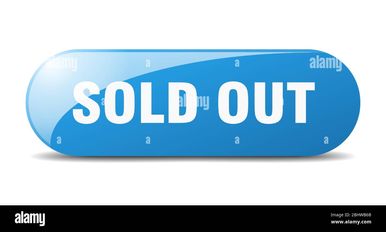 sold out button. sold out sign. key. push button Stock Vector Image ...