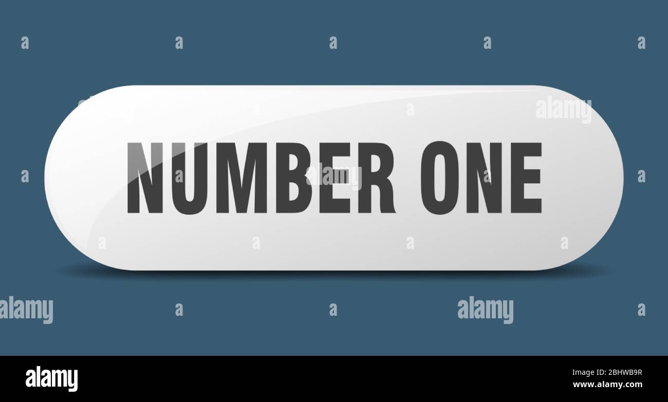 number one button. number one sign. key. push button Stock Vector Image ...