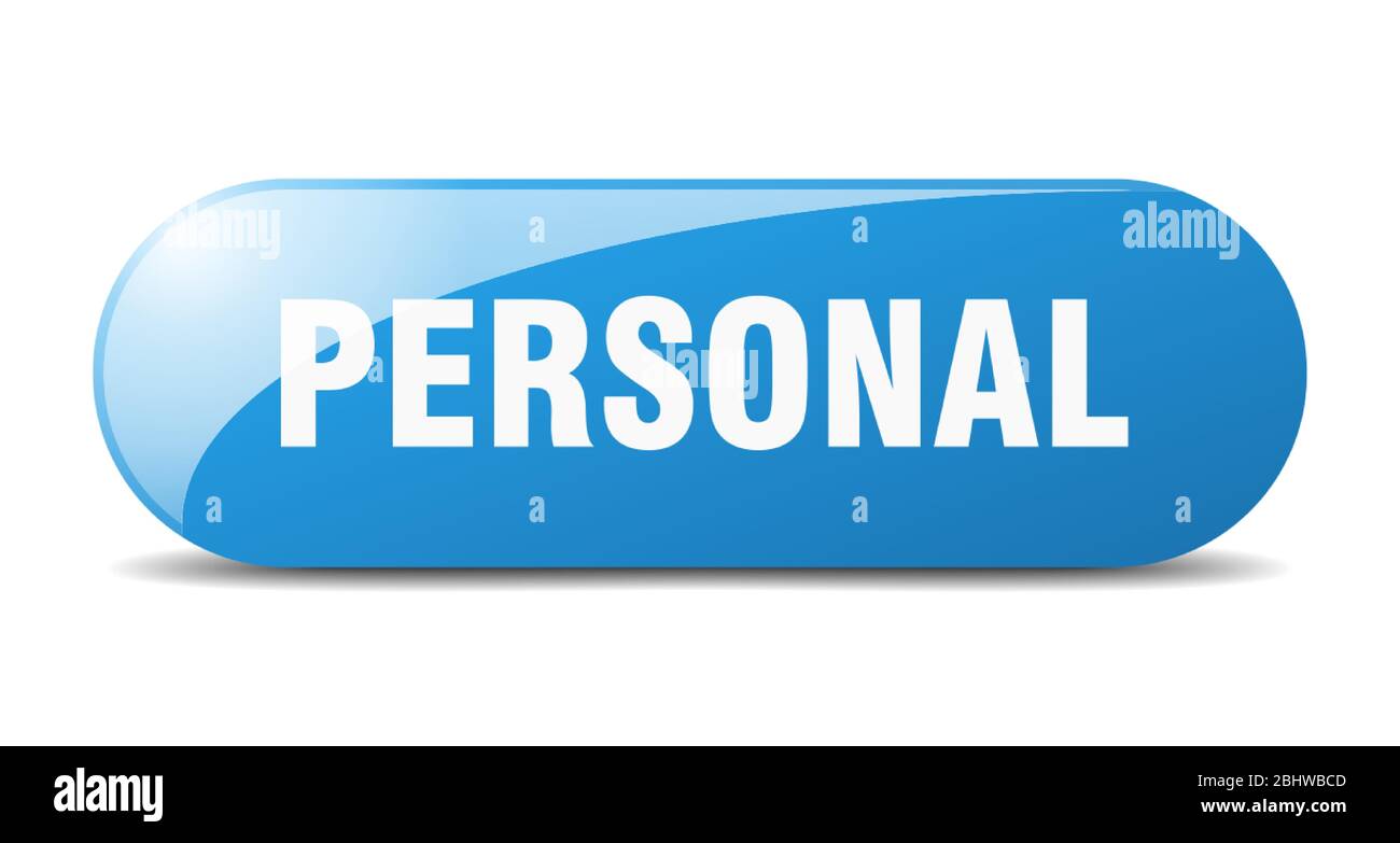 personal button. personal sign. key. push button Stock Vector Image ...