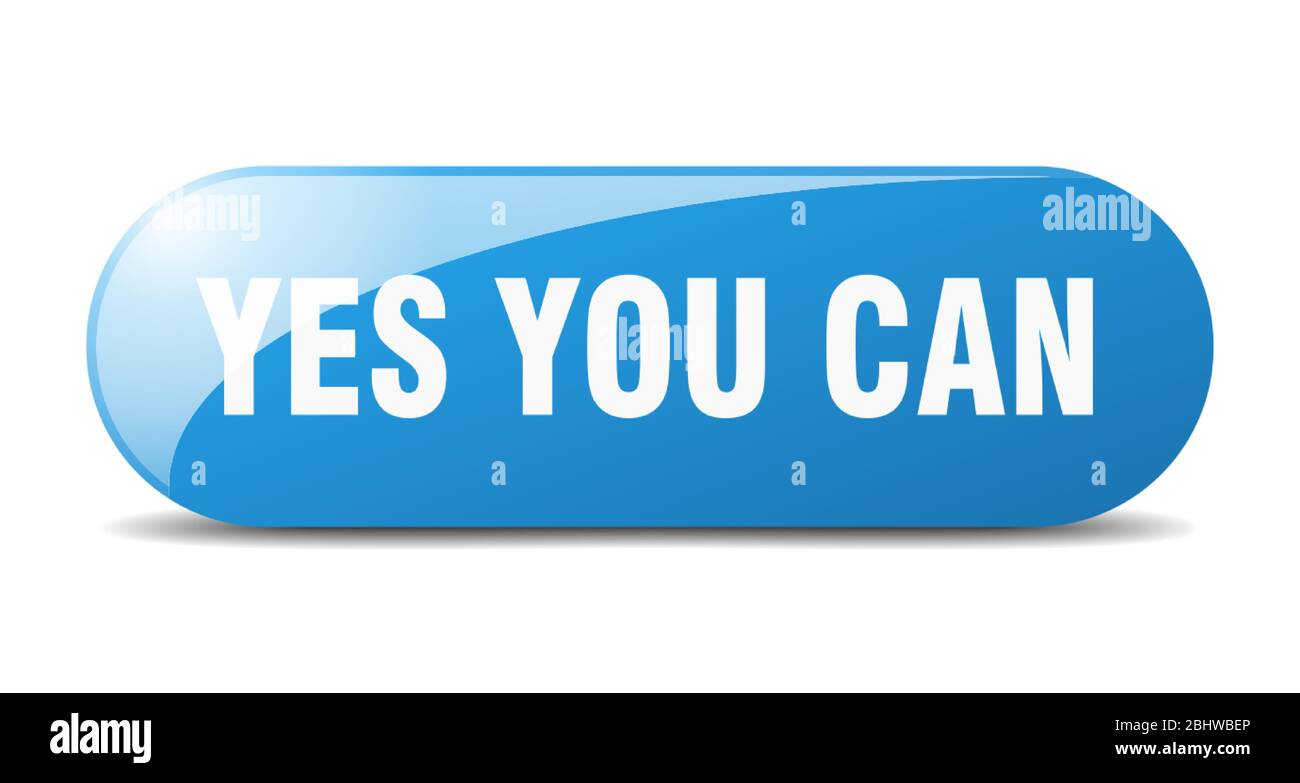 3d yes can button hi-res stock photography and images - Alamy
