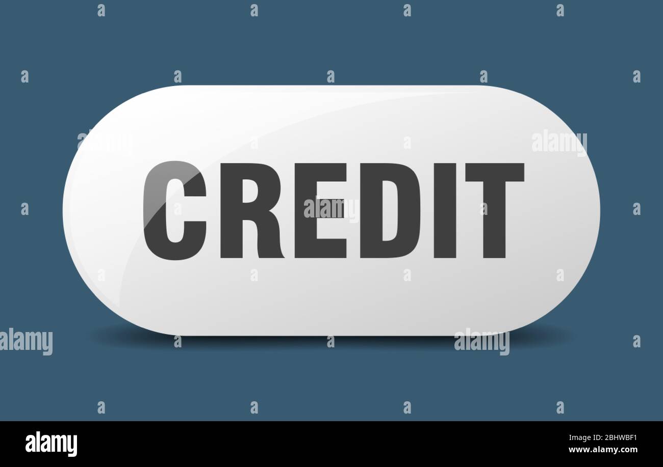 credit button. credit sign. key. push button Stock Vector Image & Art ...