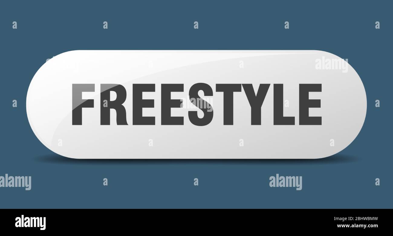 freestyle button. freestyle sign. key. push button Stock Vector Image ...