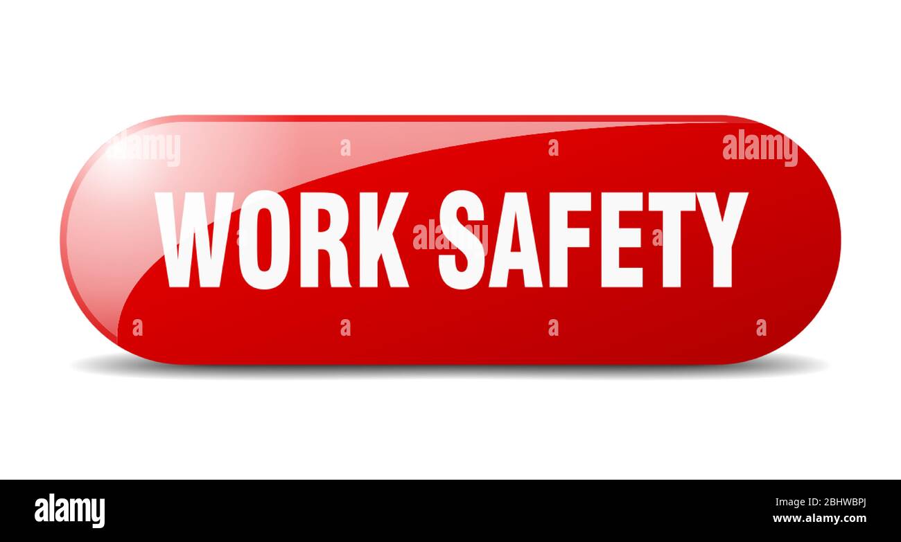 work safety button. work safety sign. key. push button Stock Vector ...