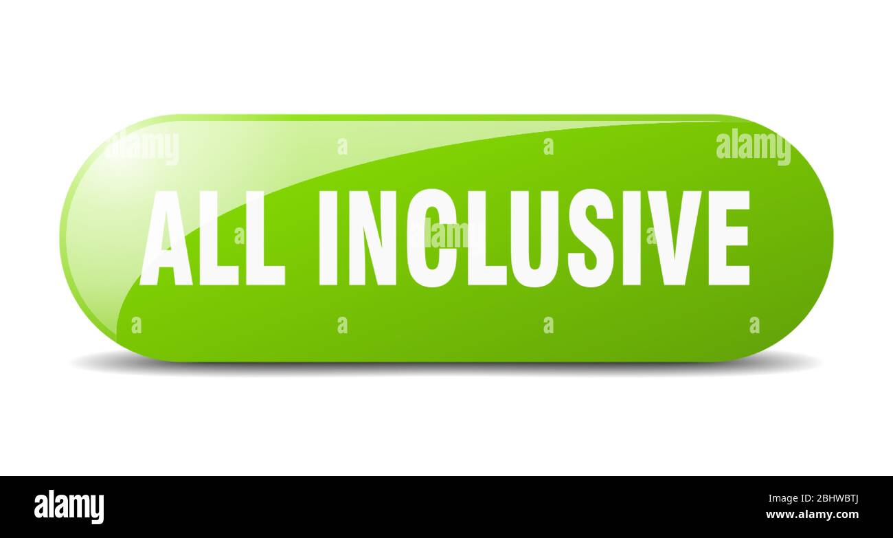 all inclusive button. all inclusive sign. key. push button Stock Vector ...