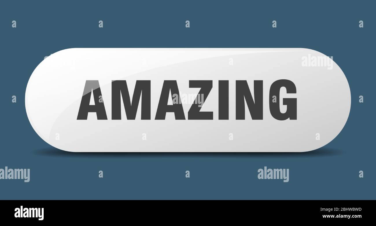 amazing button. amazing sign. key. push button Stock Vector Image & Art ...