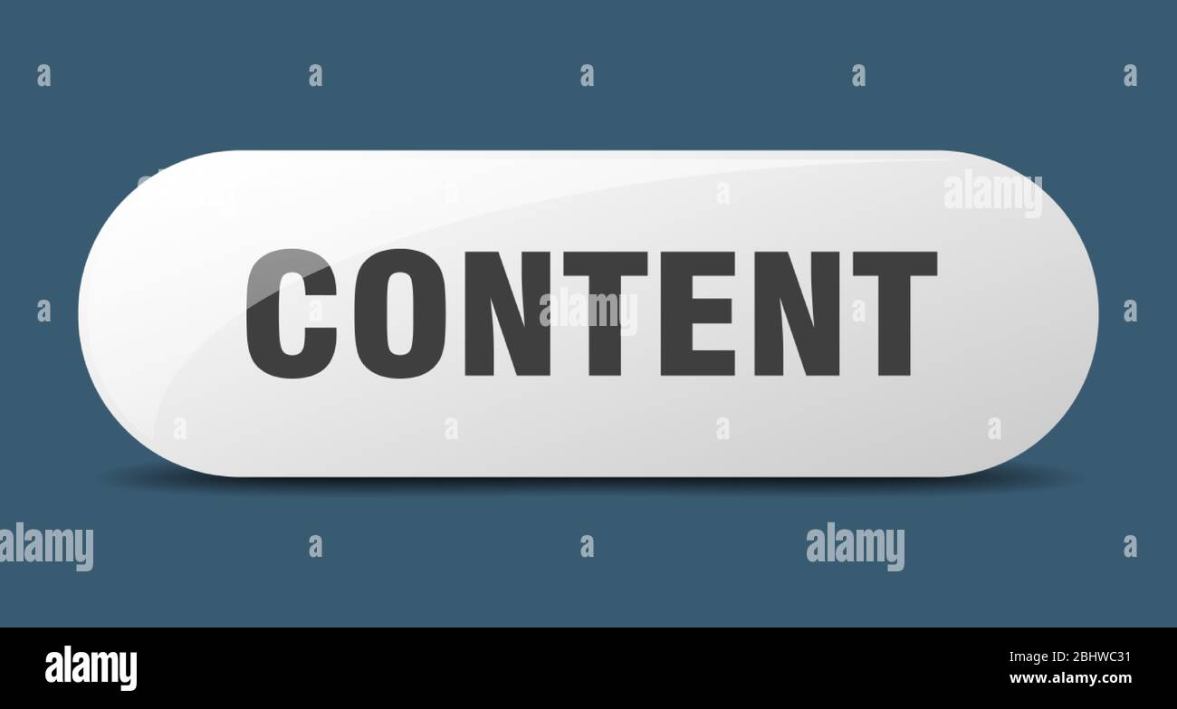 content button. content sign. key. push button Stock Vector Image & Art ...