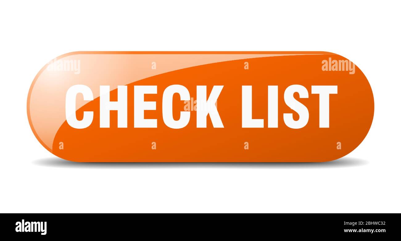 check list button. check list sign. key. push button Stock Vector Image & Art - Alamy