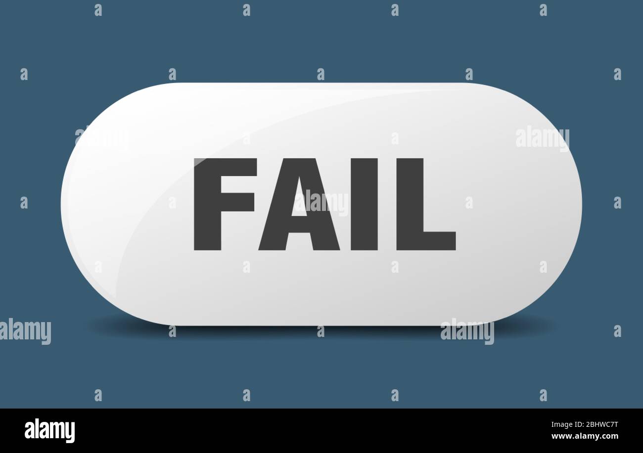 fail button. fail sign. key. push button Stock Vector Image & Art - Alamy