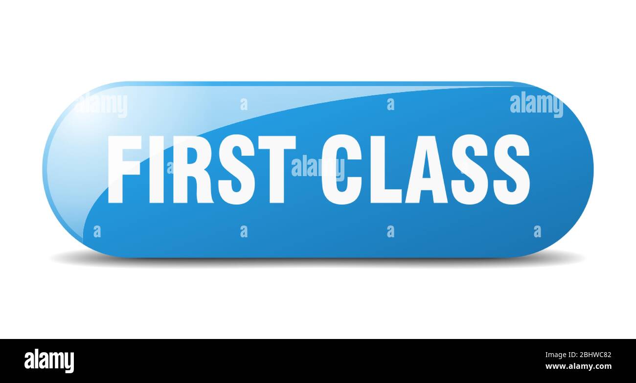 first class button. first class sign. key. push button Stock Vector Image & Art - Alamy