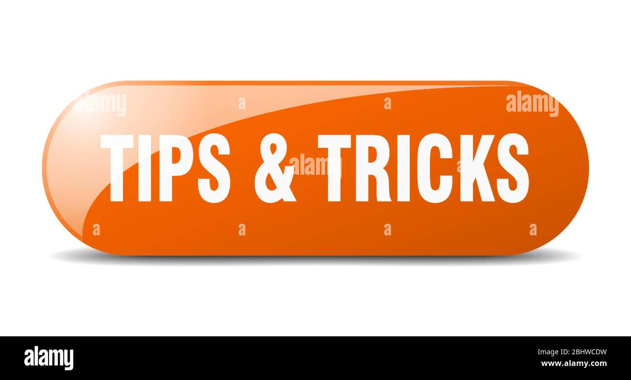 tips & tricks button. tips & tricks sign. key. push button Stock Vector ...