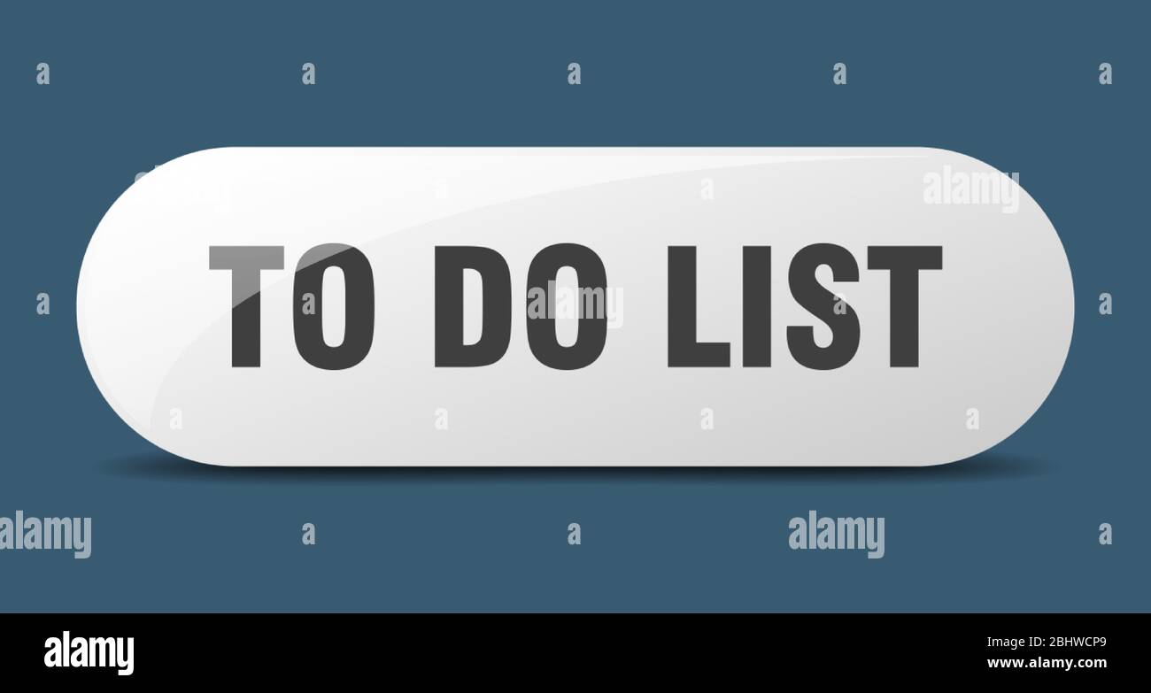 to do list button. to do list sign. key. push button Stock Vector Image ...