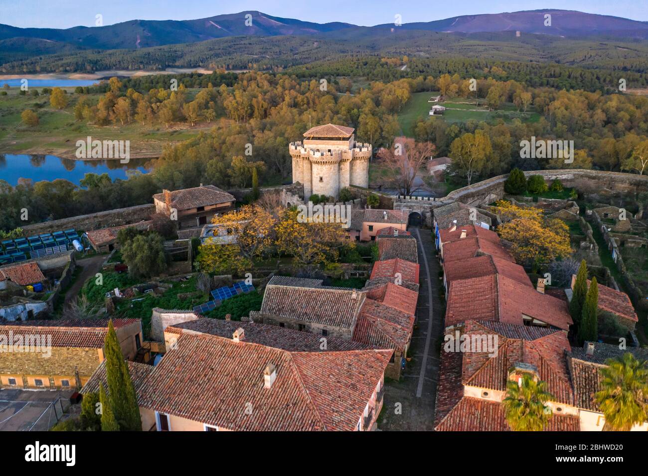 Medieval age scenery at the amazing and abandoned Granadilla town The ...