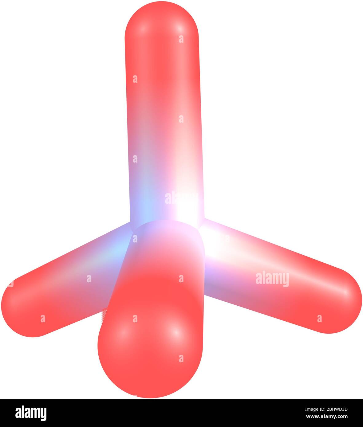 Methane molecule on white background Stock Photo - Alamy