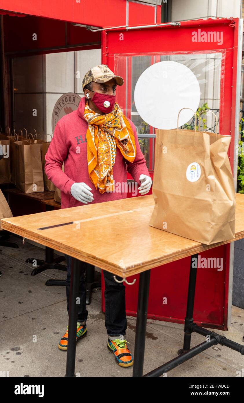 New York, NY - April 27, 2020: Renowed chef Marcus Samuelsson of Red ...
