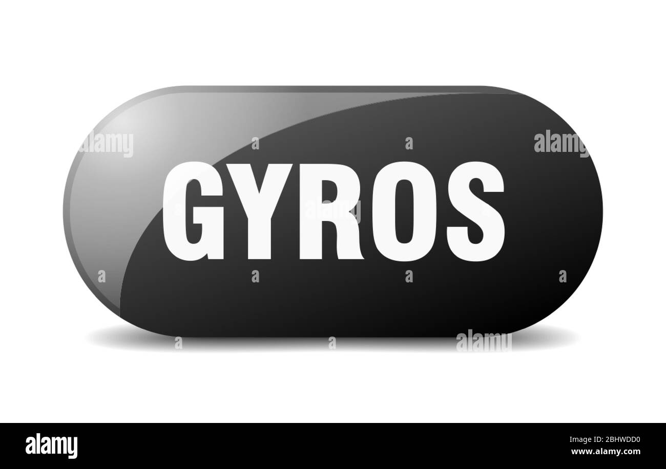 gyros button. gyros sign. key. push button Stock Vector Image & Art - Alamy