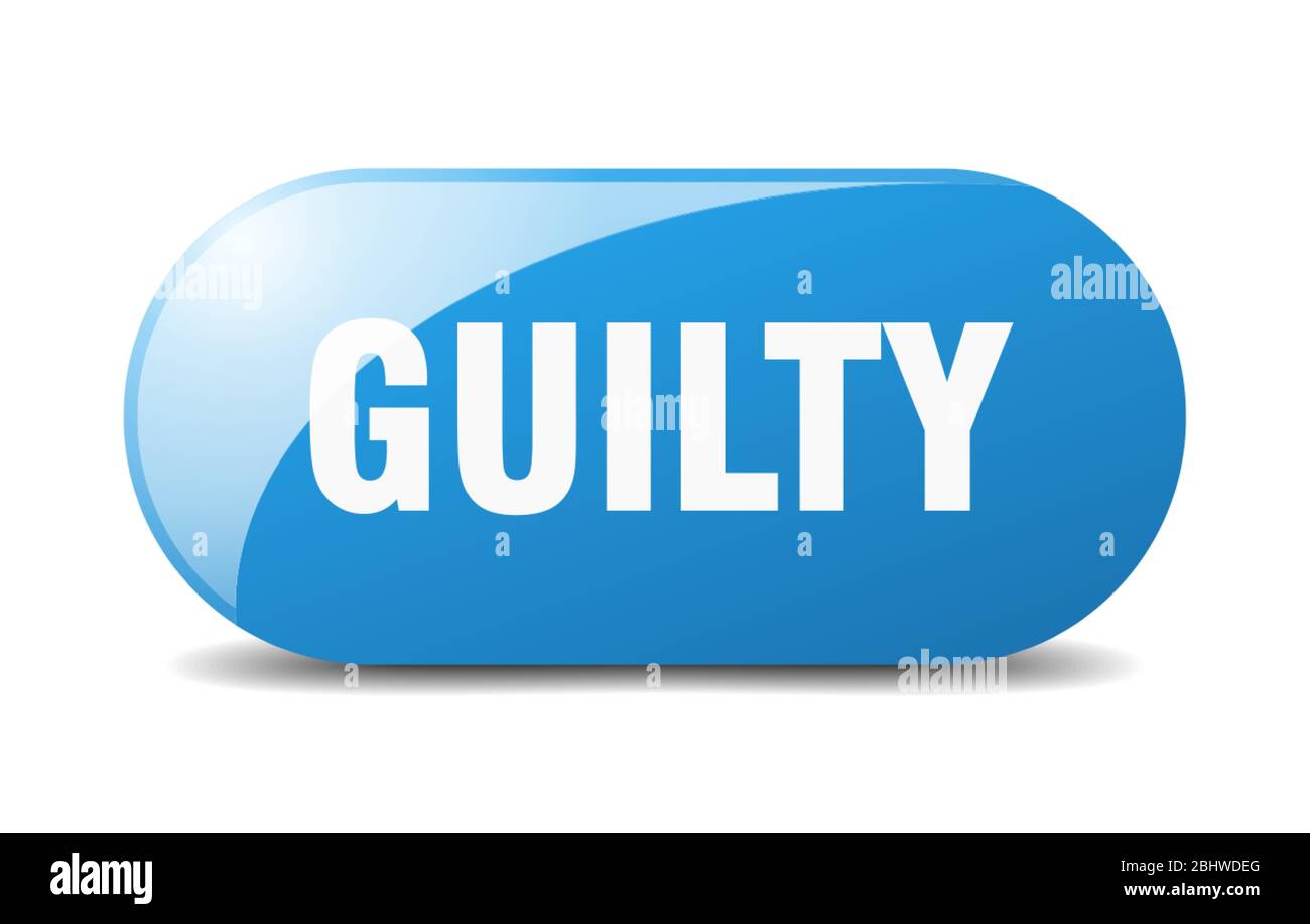 guilty button. guilty sign. key. push button Stock Vector Image & Art ...