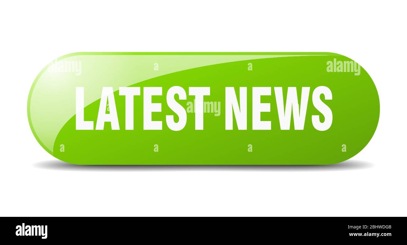 latest news button. latest news sign. key. push button Stock Vector ...