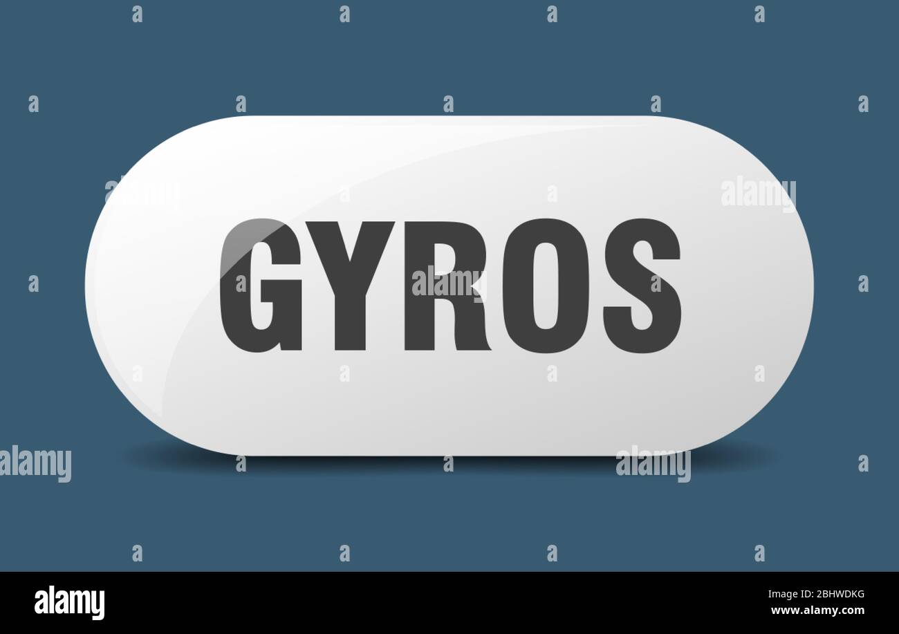 gyros button. gyros sign. key. push button Stock Vector Image & Art - Alamy