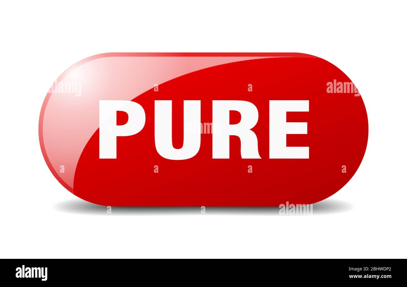 pure button. pure sign. key. push button Stock Vector Image & Art - Alamy