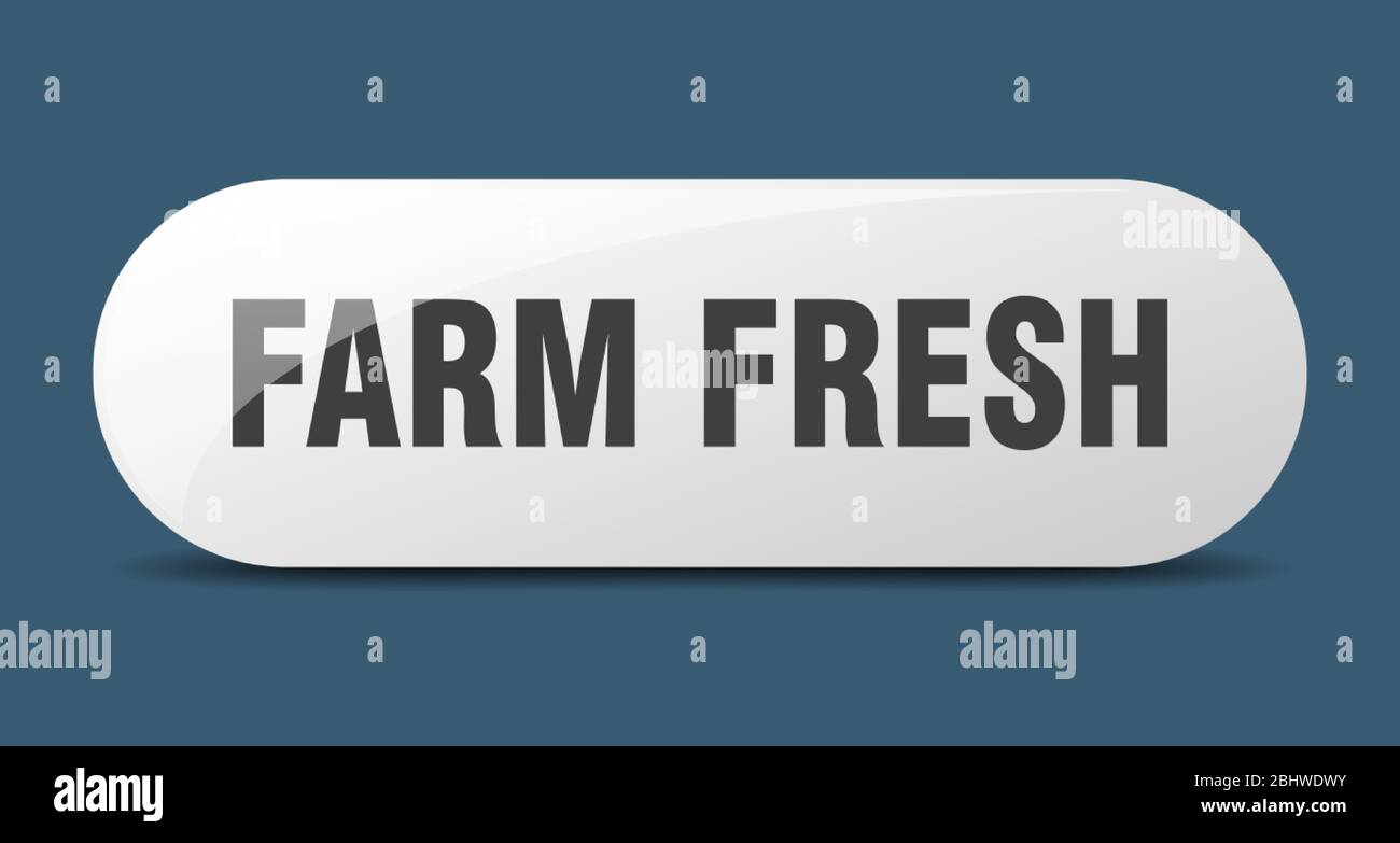 farm fresh button. farm fresh sign. key. push button Stock Vector Image ...