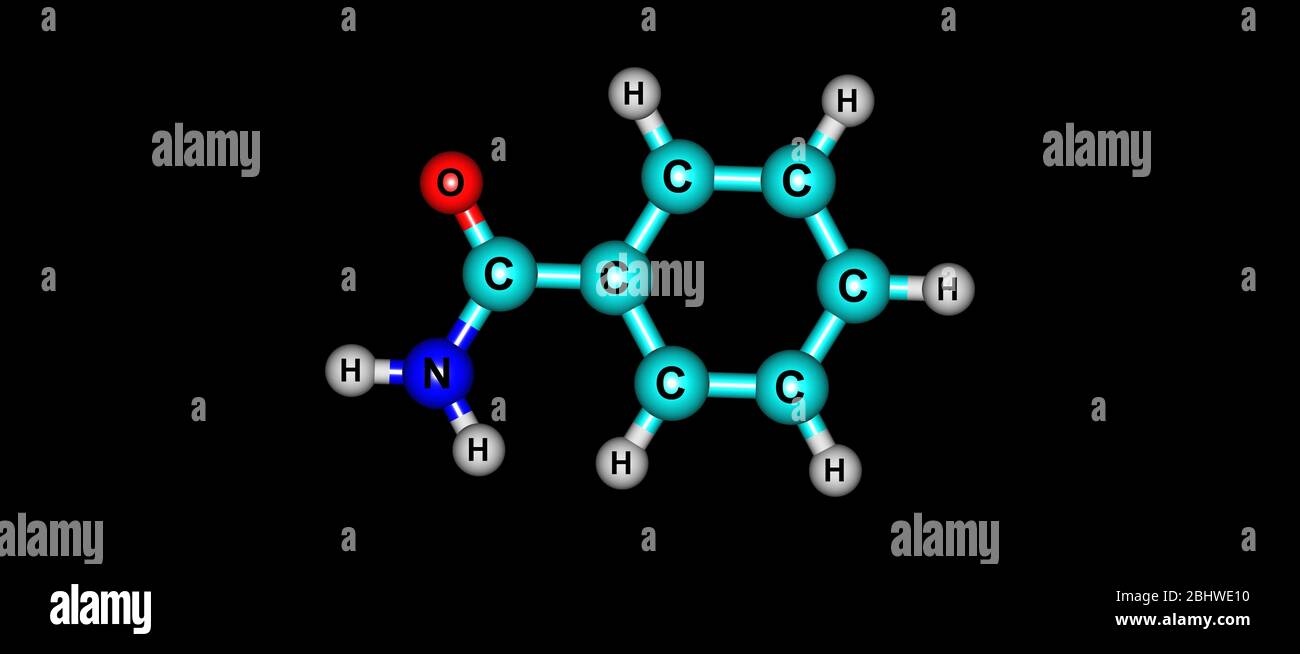 Benzamide is an off-white solid with the chemical formula of C6H5CONH2 ...