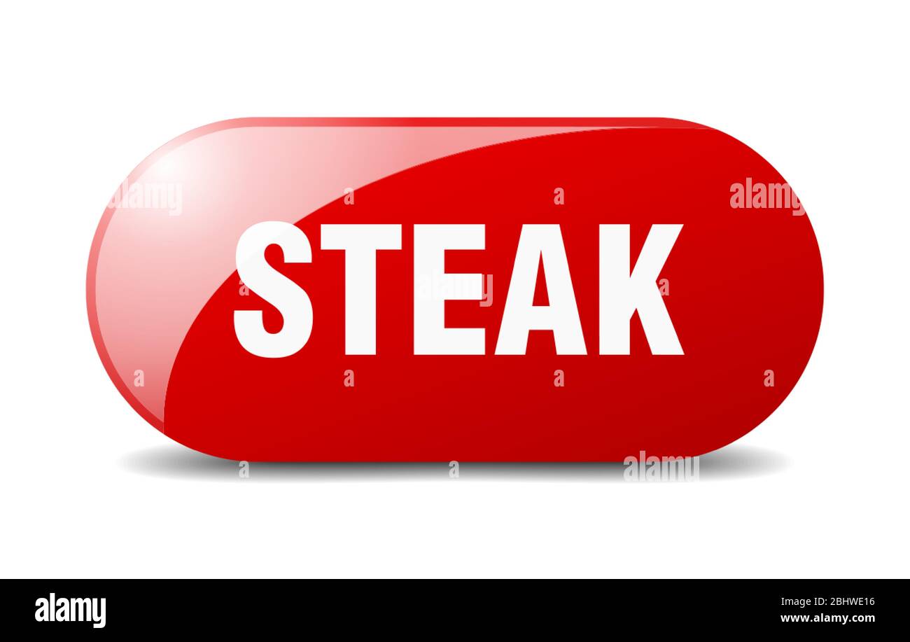 steak button. steak sign. key. push button Stock Vector Image & Art - Alamy