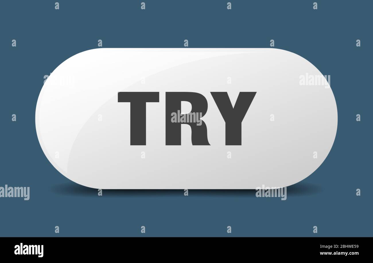 try button. try sign. key. push button Stock Vector Image & Art - Alamy