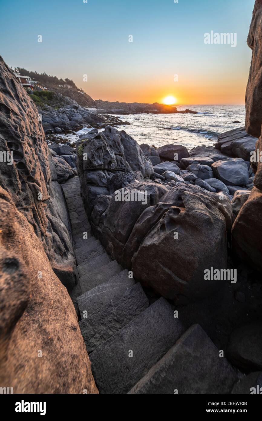 An amazing and idyllic footpath in between the granite rocks making it ...