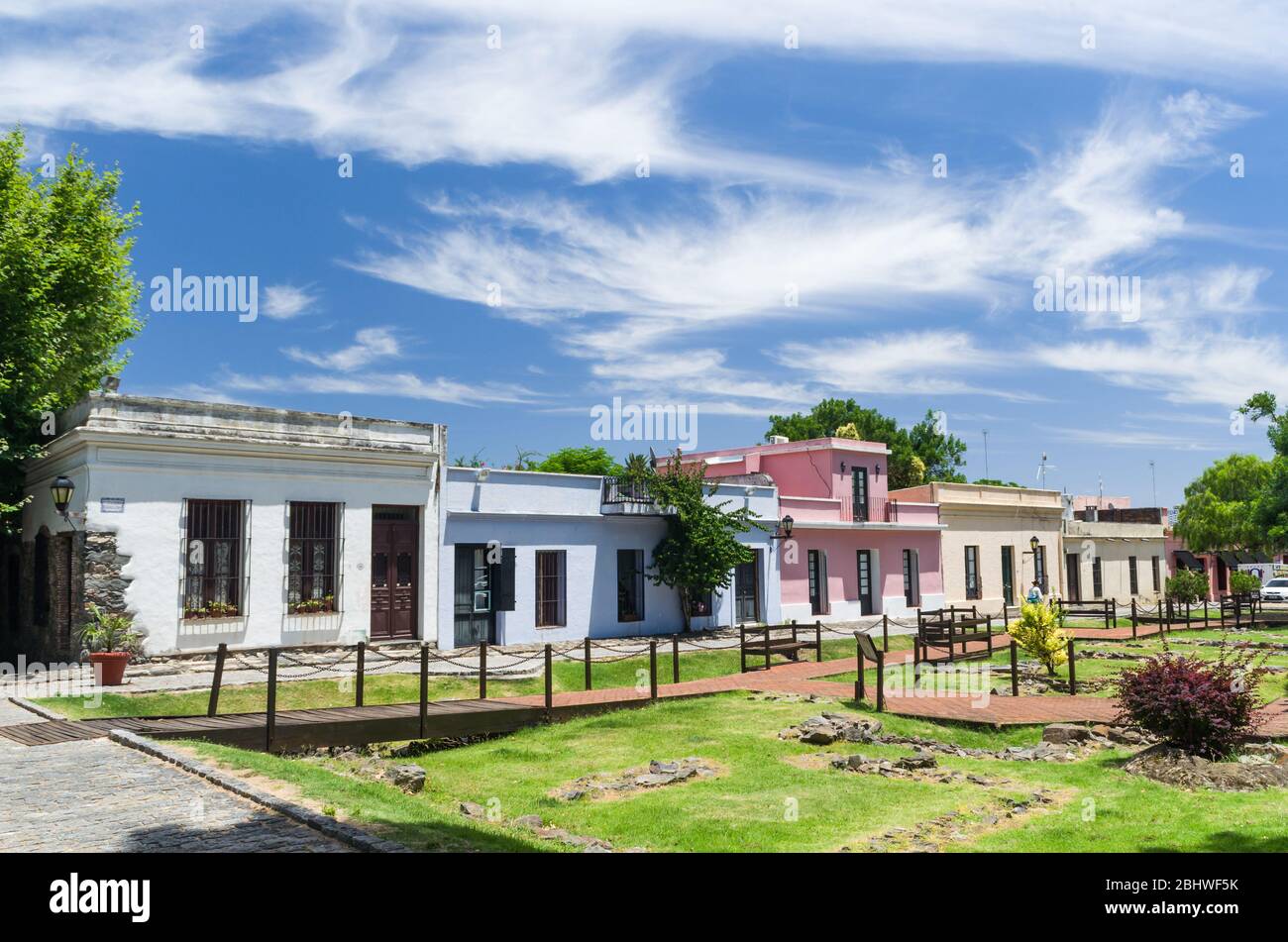 Colonia del Sacramento, Uruguay - Dezember 26, 2015: Portuguese ...