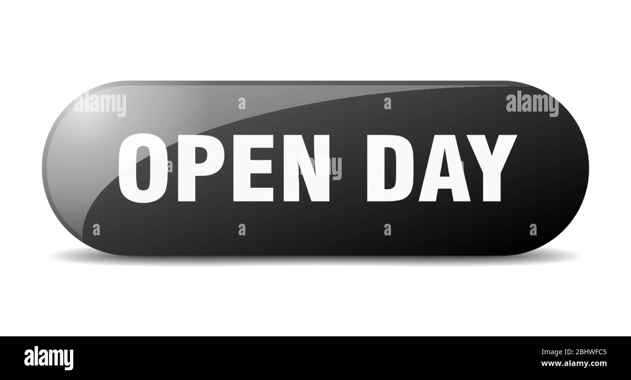 open day button. open day sign. key. push button Stock Vector Image ...