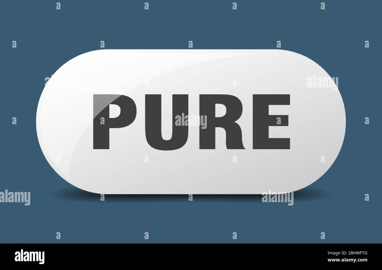 pure button. pure sign. key. push button Stock Vector Image & Art - Alamy