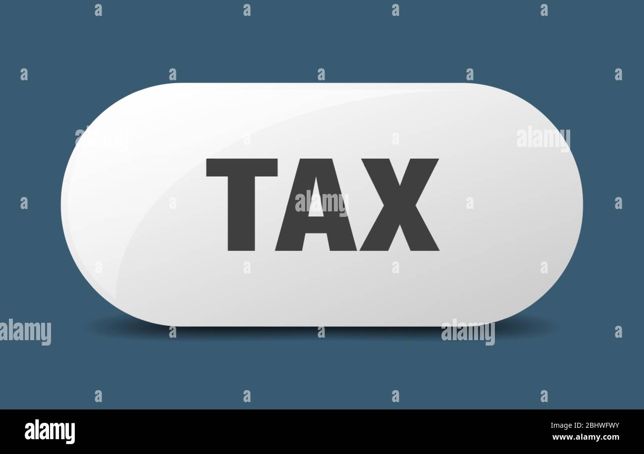 tax button. tax sign. key. push button Stock Vector Image & Art - Alamy