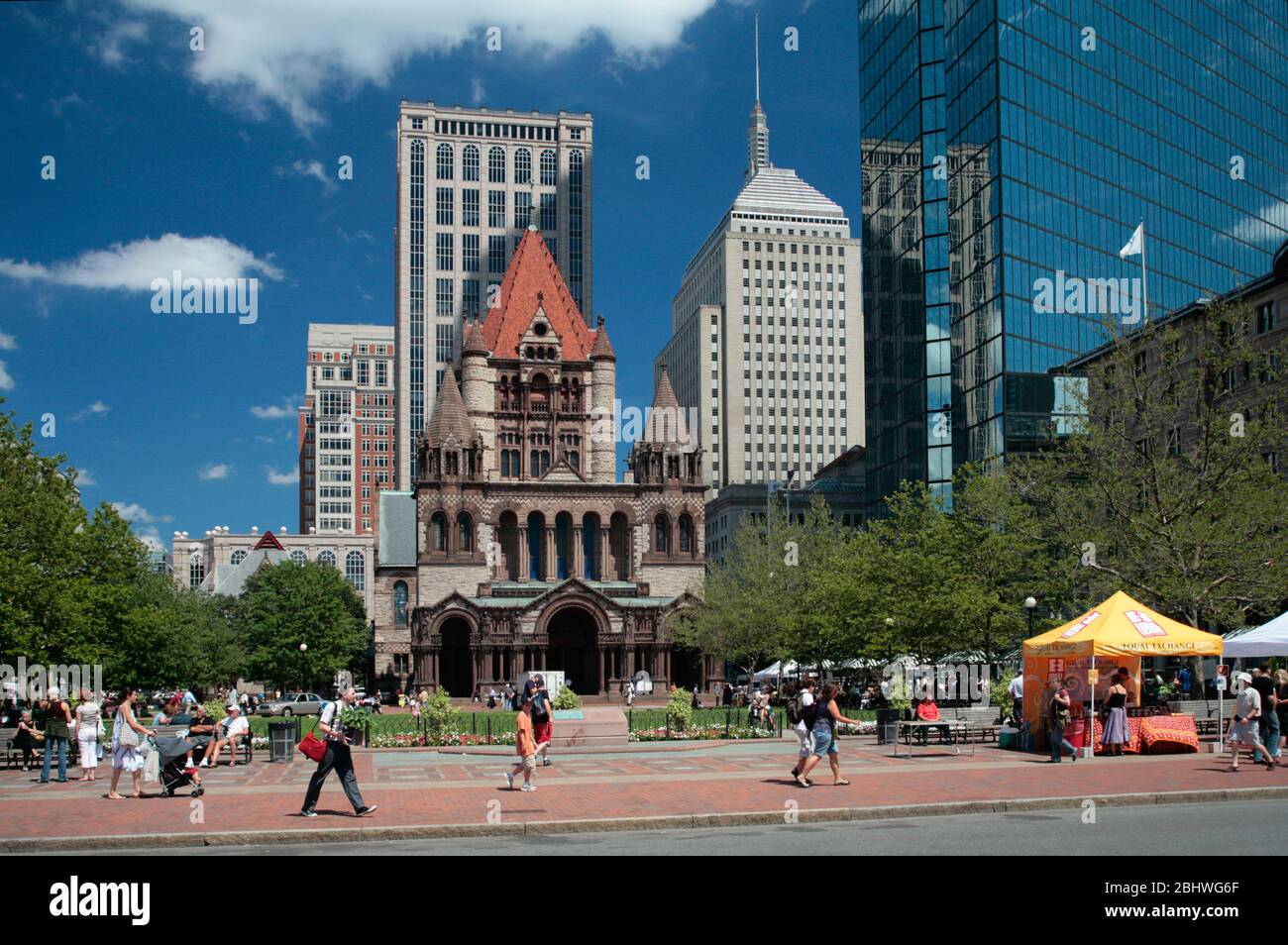 Trinity Church Boston, Massachusetts USA Stock Photo - Alamy