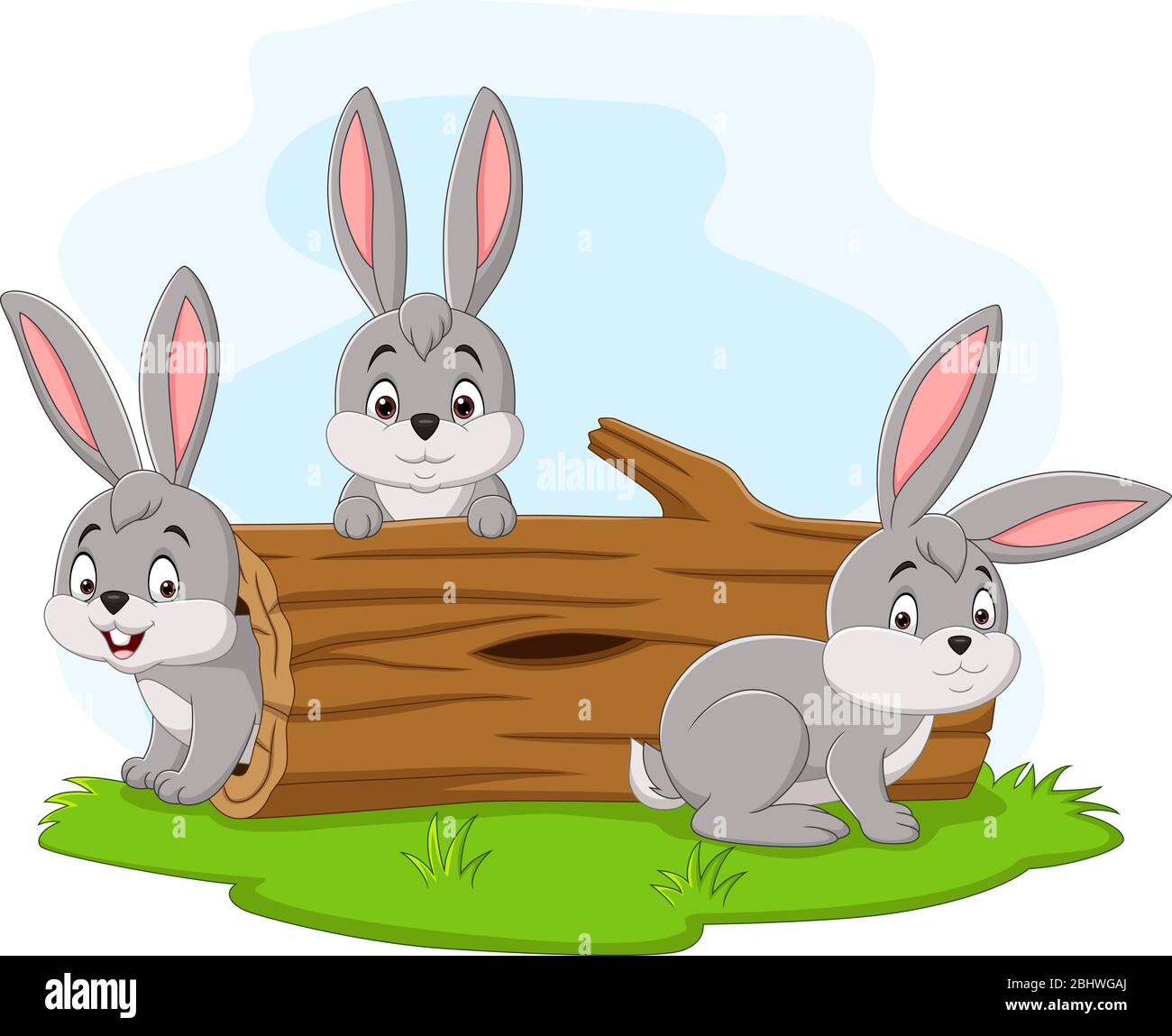 Little cute baby playing in Stock Vector Images - Alamy