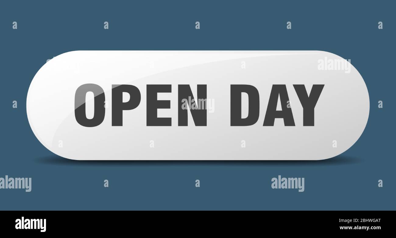 open day button. open day sign. key. push button Stock Vector Image ...