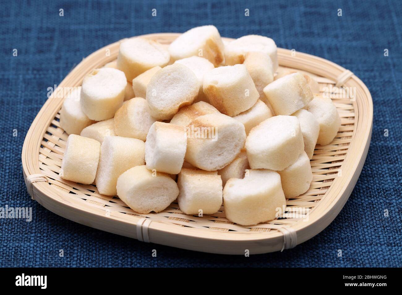 Traditional Japanese food, Fu made with gluten of wheat Stock Photo - Alamy