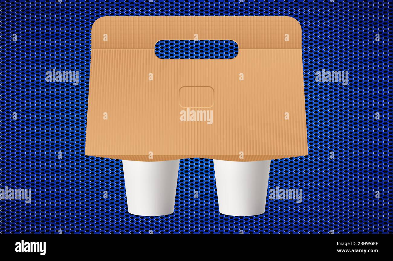 mock up illustration of shake with package stand on abstract background ...