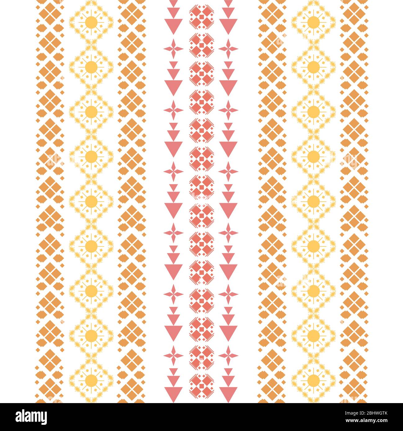 Modern stitches embroidery pattern with simple style for T-Shirt design ...