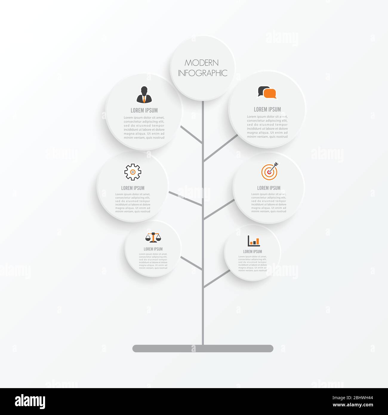 Tree infographic elements Stock Vector Images - Alamy