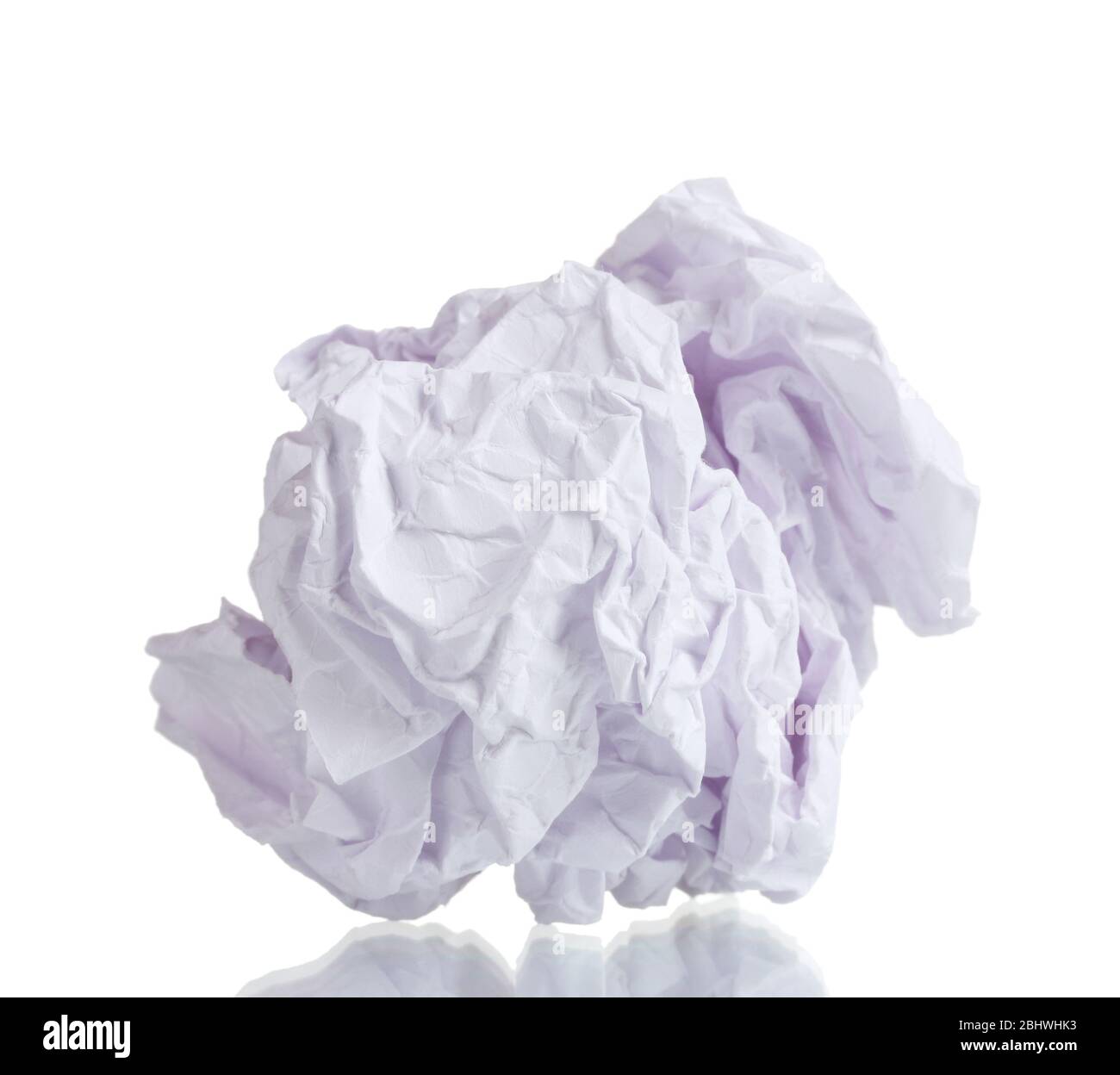 paper ball isolated on white Stock Photo - Alamy