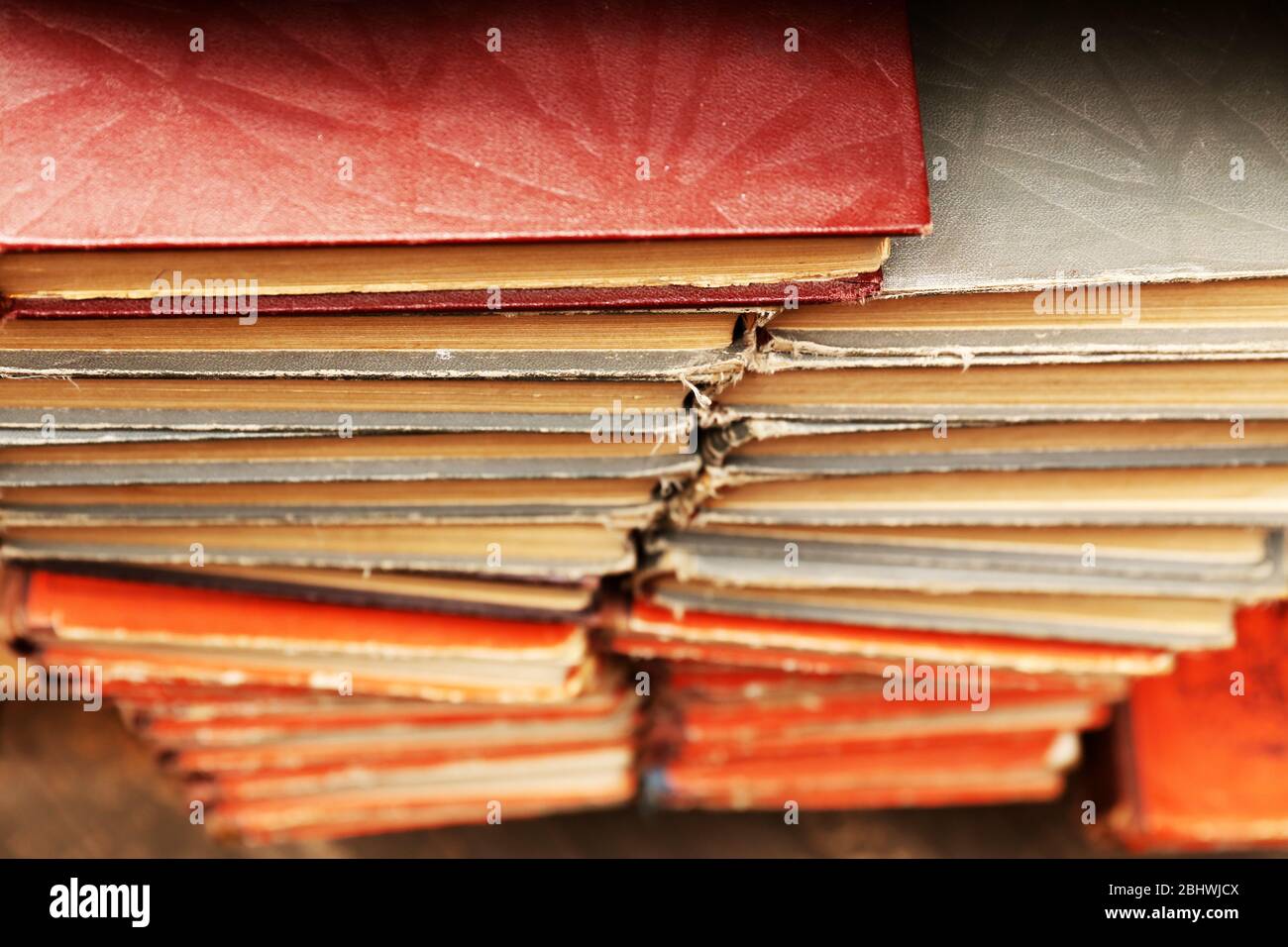 Many books on bookshelf in library Stock Photo - Alamy